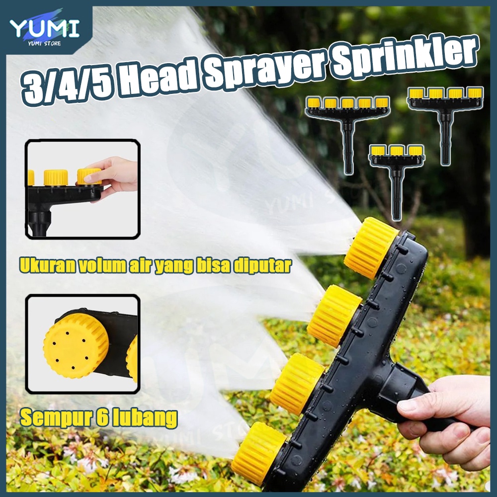 Jual 3/4/5 Head Penyiram Tanaman Sprayer/Sprinkler Irigasi Tanaman Air ...