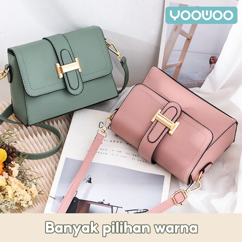 Jual YooWoo Tas Selempang Wanita Korean Style | Tas Slempang & Tas Cewe Kekinian | Tas Wanita ...