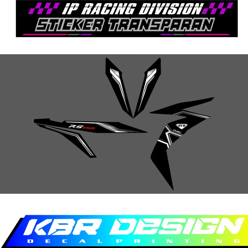 Jual STRIPING TRANSPARAN SUPRA GTR 150 DESAIN CUSTOM LIST SIMPLE KBR ...