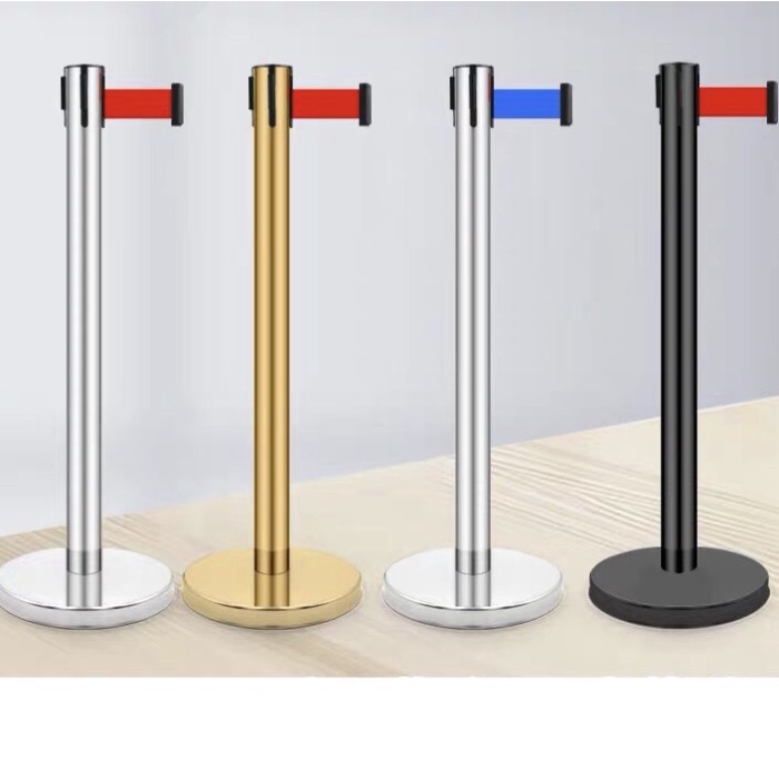 Jual pita 3mtrStanding Barrier Tiang Antrian Railing Stand Pembatas ...