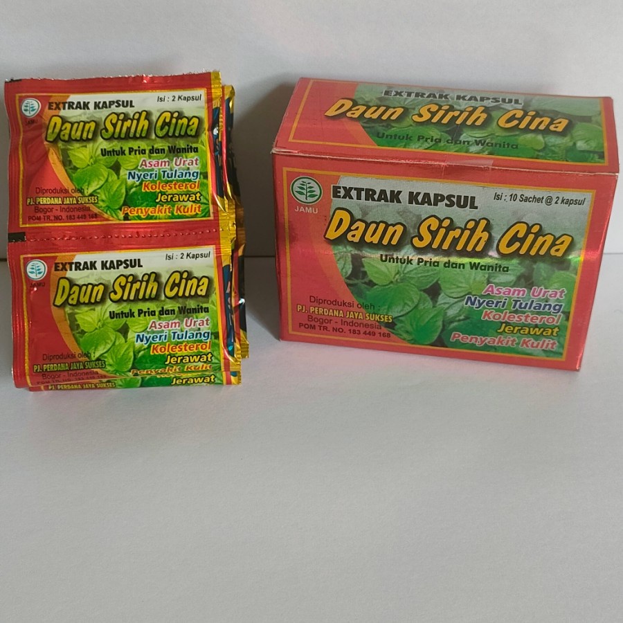 Jual Ready COD Terbaru - Daun sirih cina box packaging isi 10 saset ...