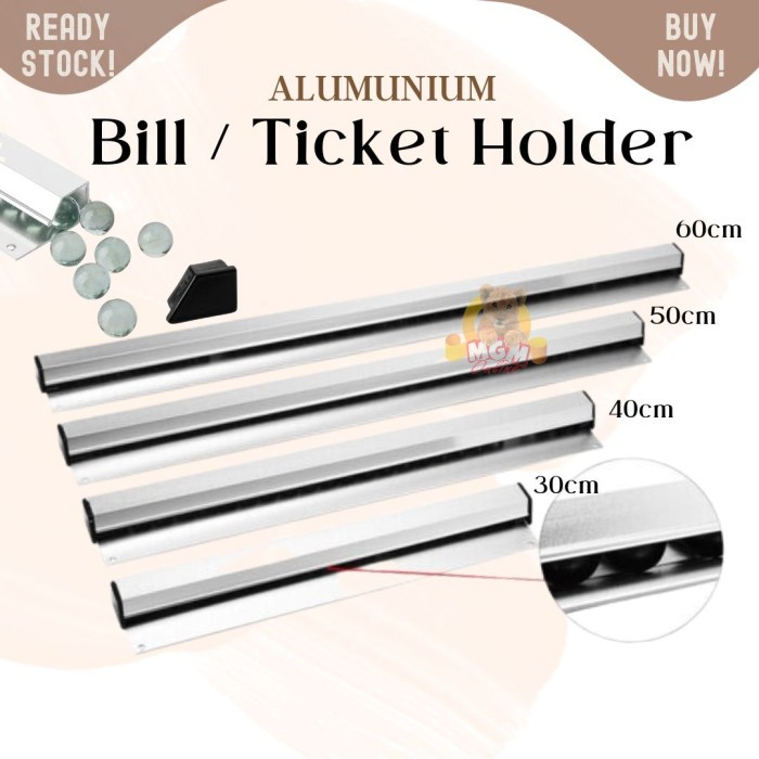 Jual bill holder 30cm penahan tiket dapur holder ticket kitchen slide ...