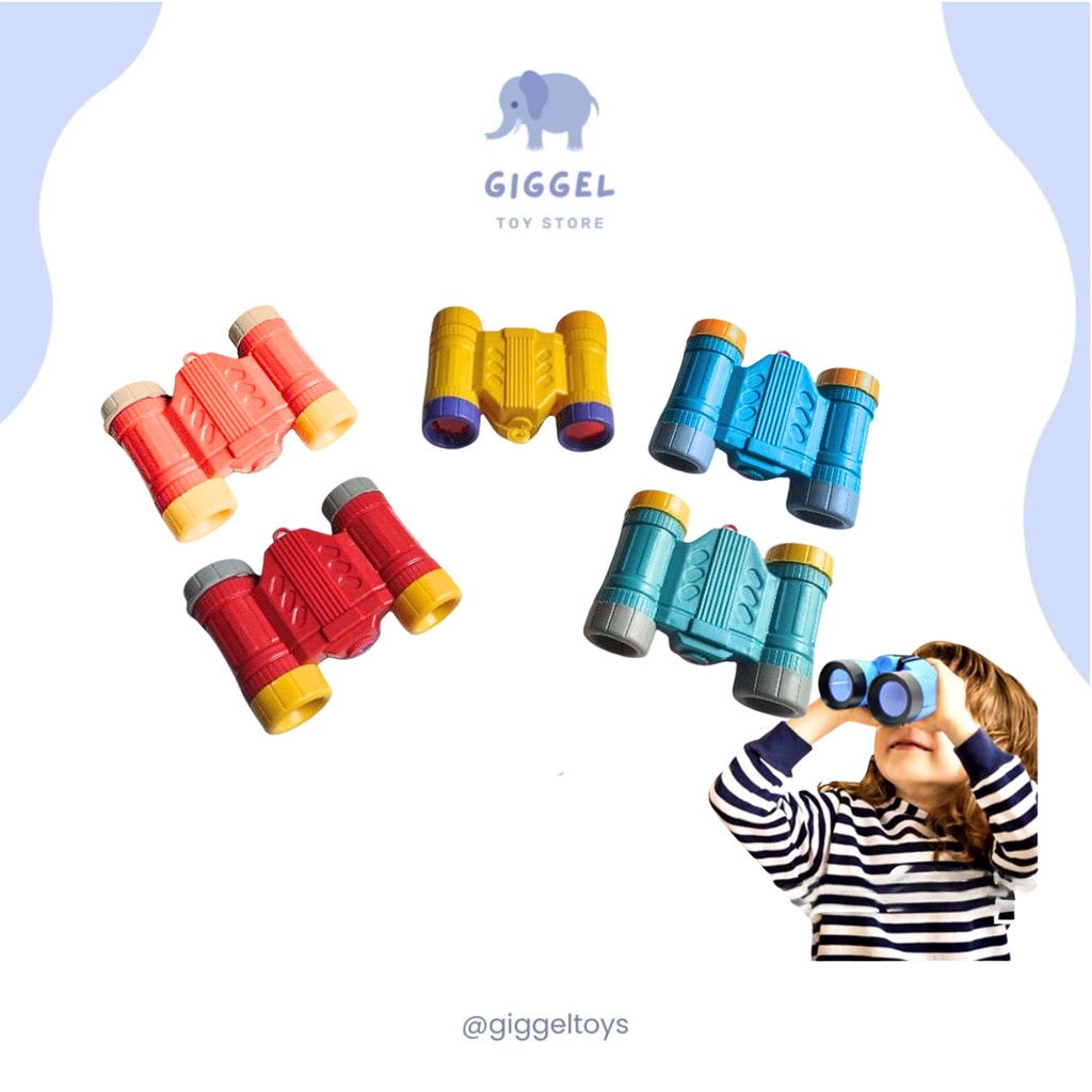 Jual [ Giggel ] Teropong Mini Anak / Mainan Edukasi Binocular ...