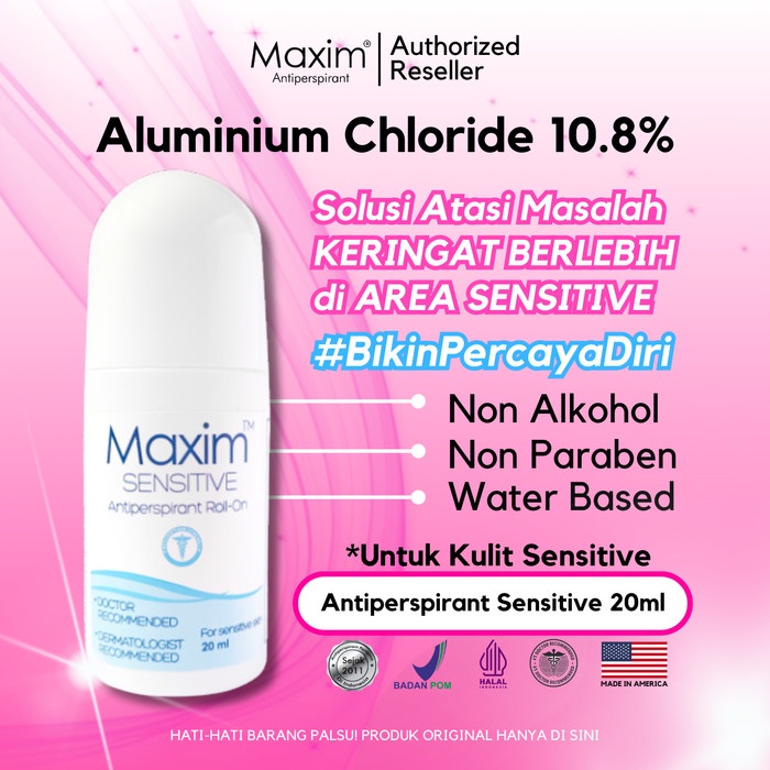 Jual Maxim Antiperspirant Deodorant Roll On dan Spray | Shopee Indonesia