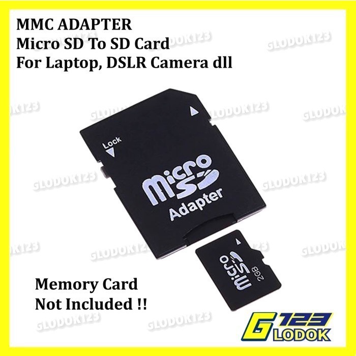 Jual Adapter Adaptor Converter Micro SD Card To SD Card Rumah Memory ...