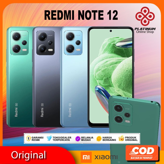 Jual XIAOMI REDMI NOTE 12 4/128GB (Mint Green) | Shopee Indonesia