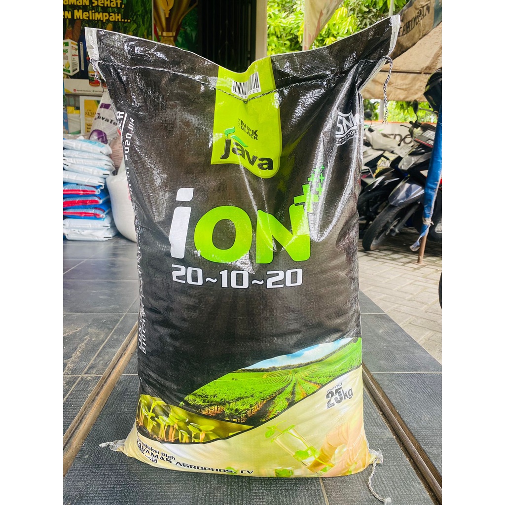 Jual NPK BLACK ION 20-10-20 Pupuk Biochar kemasan 25kg dr JAVAMAS ...