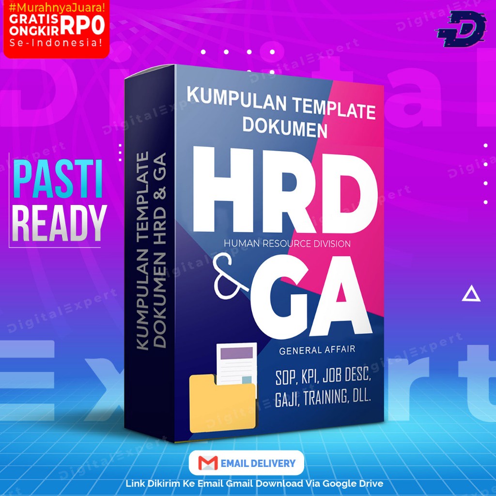 Jual Template HRD & GA Lengkap - Rekrutmen + Orientasi + Kompensasi ...