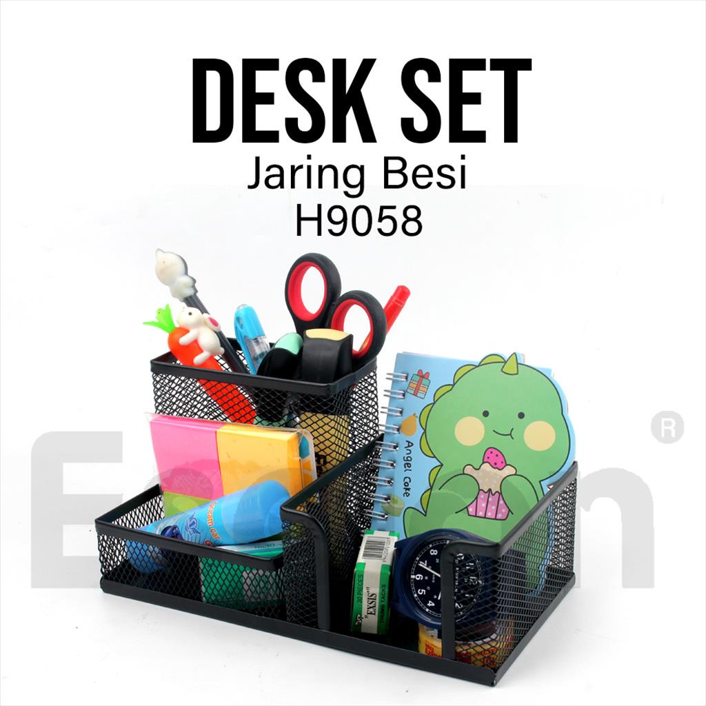 Jual Desk Jaring Besi Organizer DS- 103 ESELON / Desk Set / Rak Alat ...