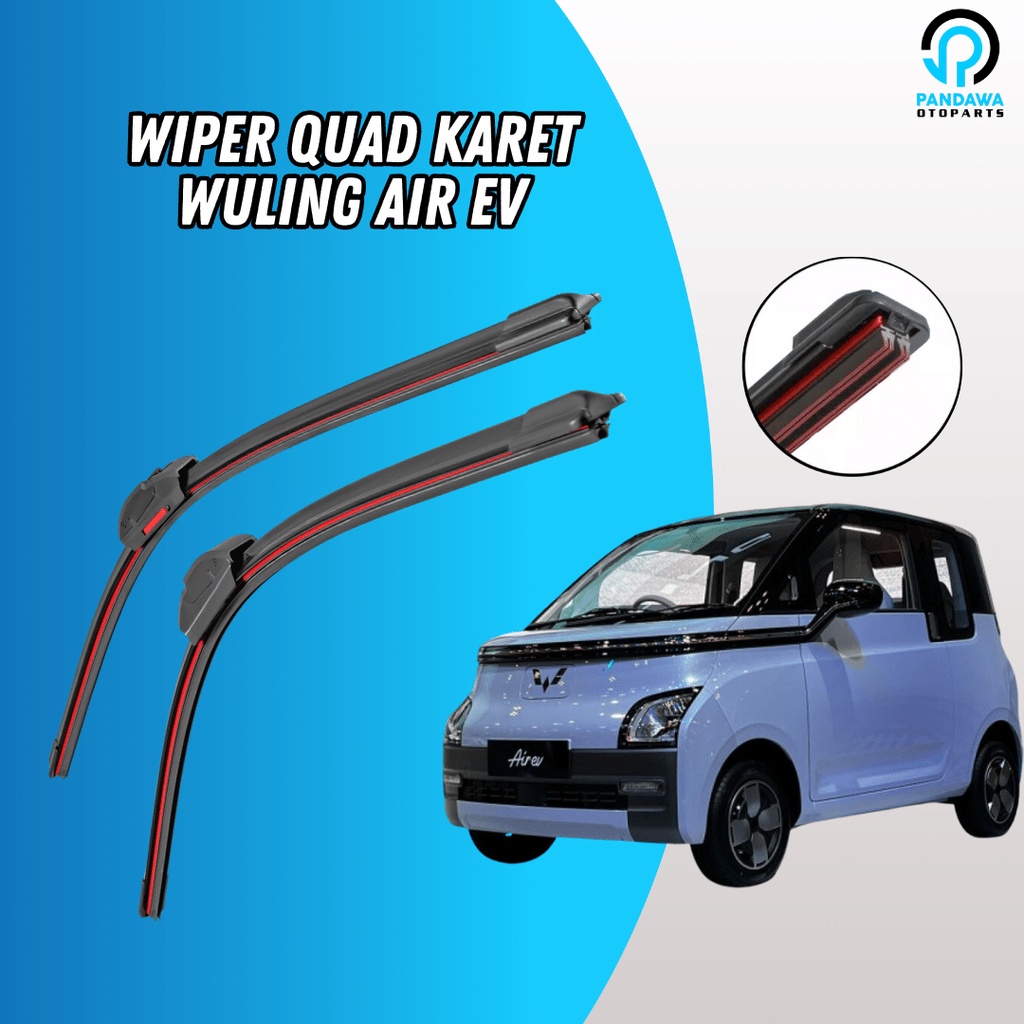 Jual Wiper Quad Blade Wuling Air EV / Wiper (4) Lapis Karet Frameless 1 ...
