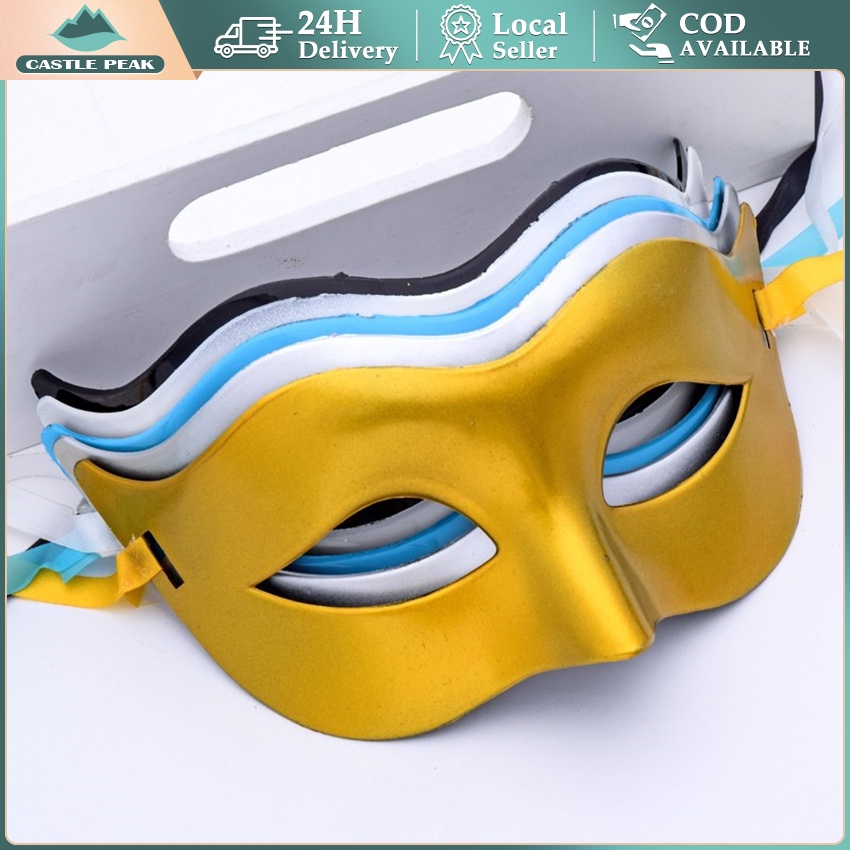 Jual Topeng Mata Acara Pesta Pria Wanita Party Dansa Hitam Polos ...