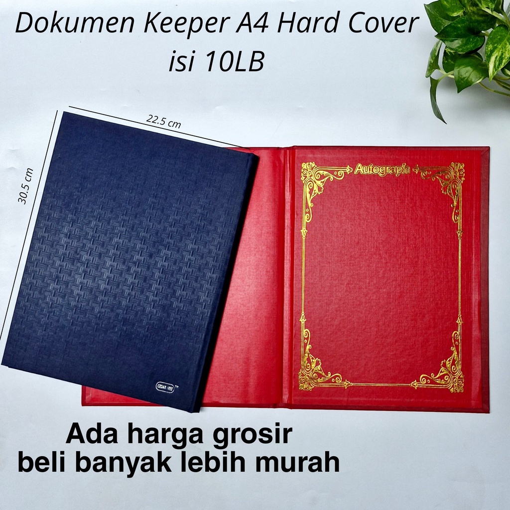 Jual MJ Dokumen Keeper A4 Hard Cover Isi 10 LB/CLear Holder/File Folder ...