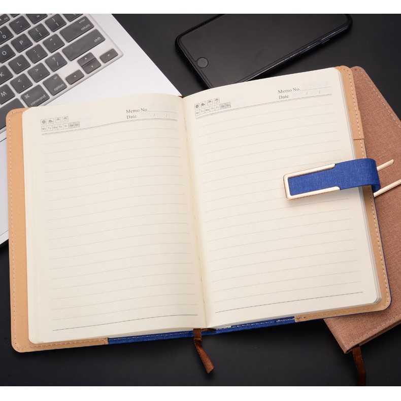 Jual Notebook Kulit Bisnis Tebal A5 Desain Artistik Sederhana Cocok ...