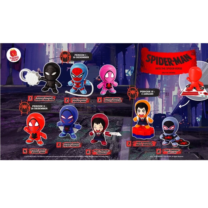 Jual Mainan Anak Happy Meal McD McDonald McDonalds Toy Spiderman ...