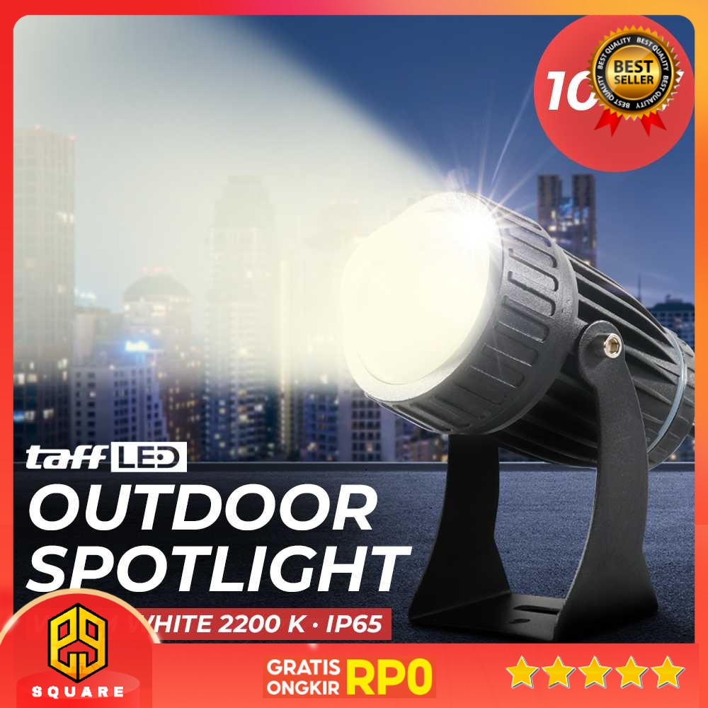 Jual TaffLED Lampu Sorot LED Outdoor Spotlight Beam Waterproof Warm White - YY3 Original 99 ...