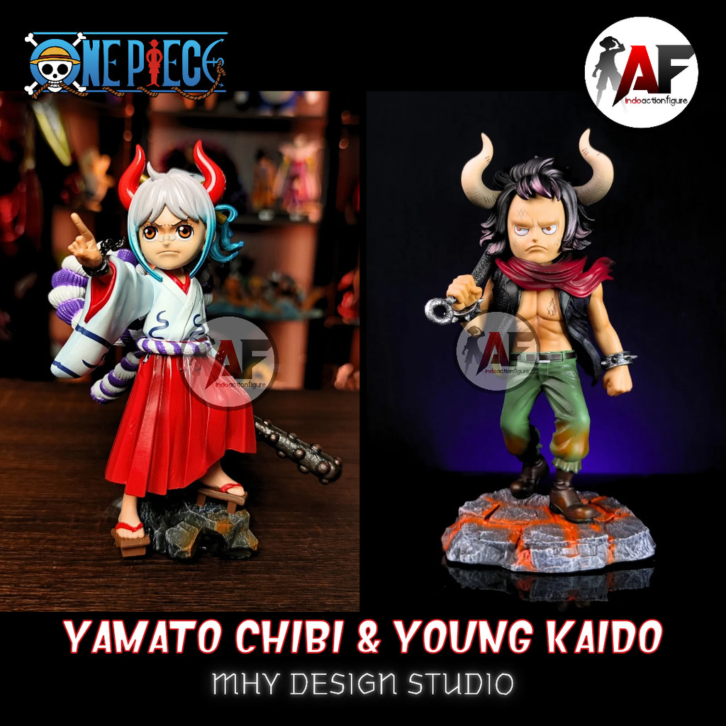 Jual Action Figure One Piece Yamato Chibi & Young Kaido MHY Studio ...