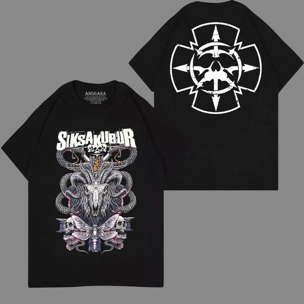 Jual SIKSA KUBUR - SNAKE GOAT LOGO / KAOS BAND SIKSA KUBUR / KAOS BAND ...