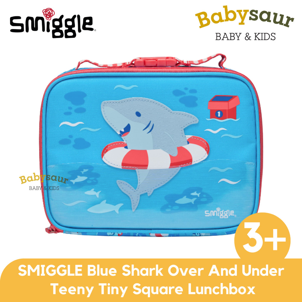 Jual SMIGGLE 100% Original Blue Shark Over And Under Teeny Tiny Square ...
