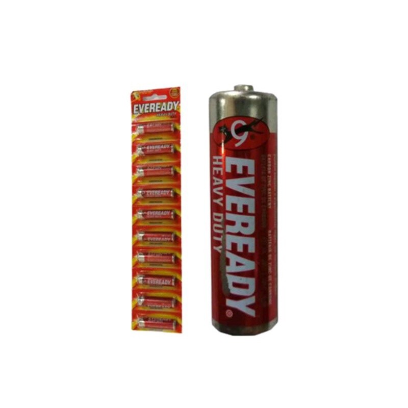 Jual Baterai Eveready AA / AAA Heavy Duty Merah SNI | Shopee Indonesia