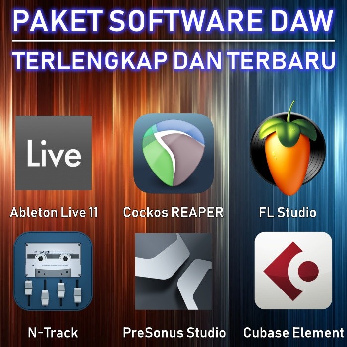 Jual Paket Lengkap Software DAW (Versi Terbaru) | Shopee Indonesia