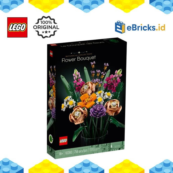 Jual Lego Creator 10280 Flower Bouquet Botanical Collection (Dus Cacat ...