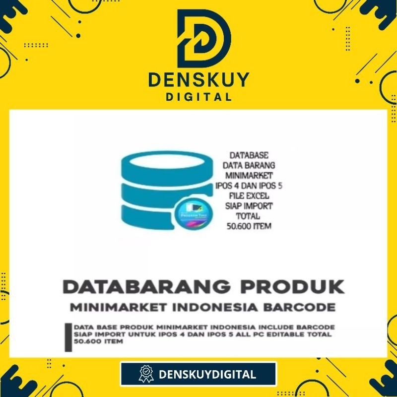 Jual KASIR IPOS 4 FULL VERISION + 50.600 ITEM PRODUK DATABASE / DATA BARANG / BARCODE / DATA ...