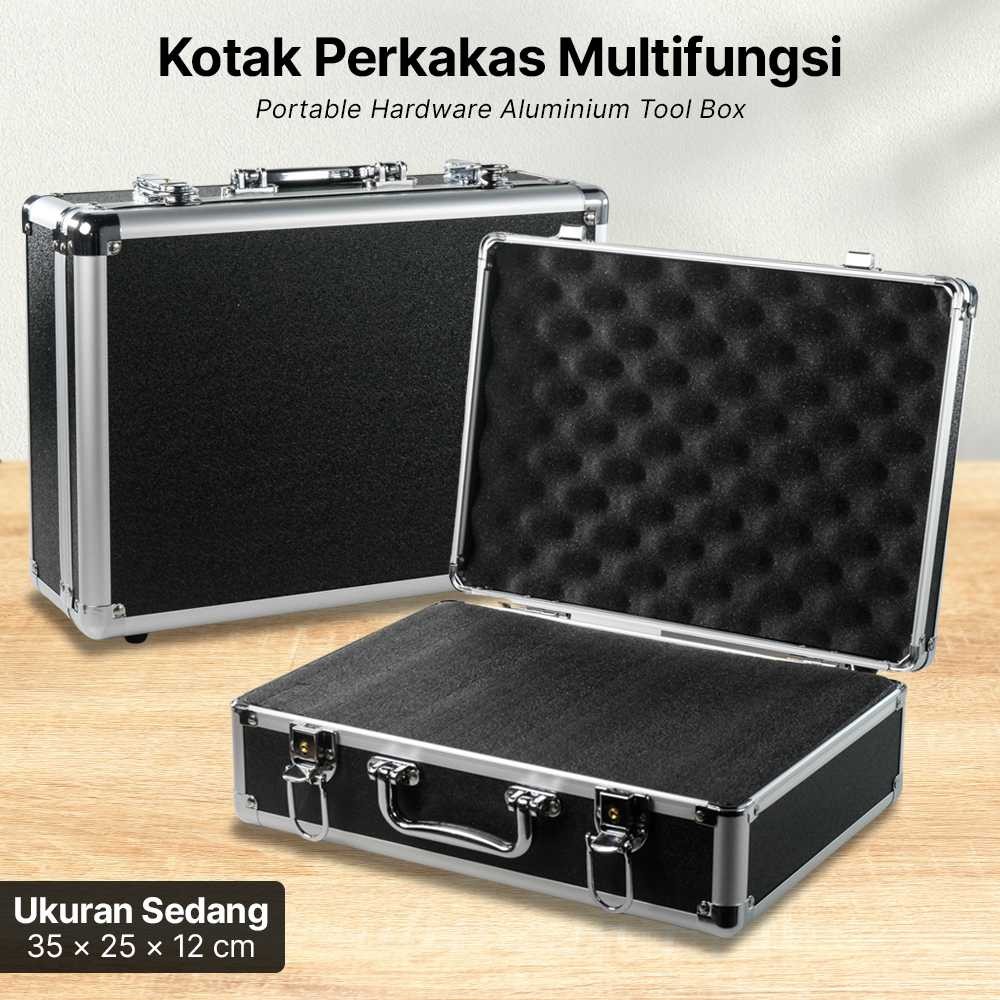 Jual GEMMYSTR9 Fnicel Kotak Pers Multifungsi Portable Hardware Aluminium Tool Box - Le01 ...