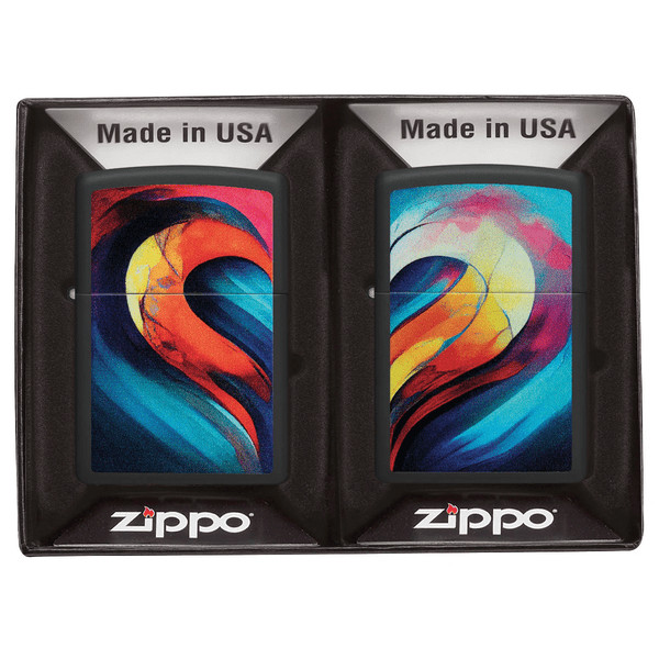 Jual Zippo Whole Heart Lighter Set 46154 | Shopee Indonesia