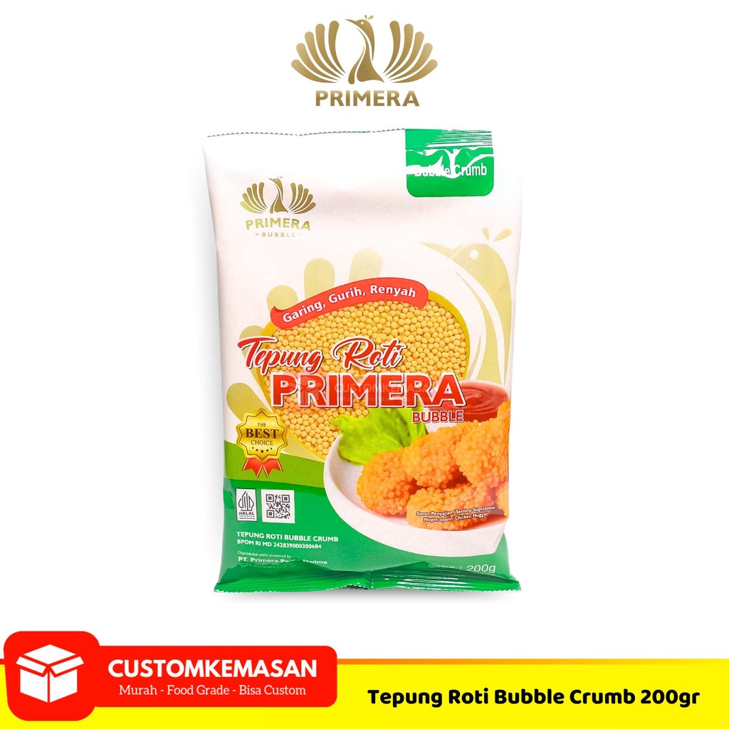 Jual Primera Tepung Roti Bubble Crumb 200gr / Bubble Crumb / Buble ...