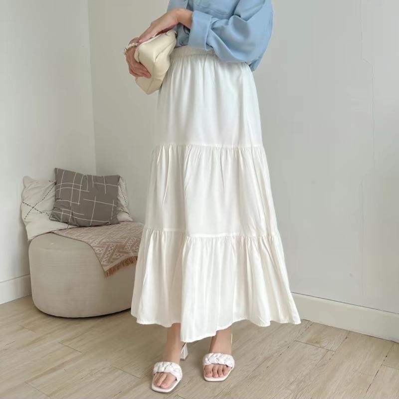 Jual Rok Susun CANDA TUTU Skrit 3 Bahan Rayon Premium Tebal Premium ...
