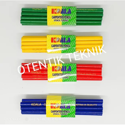Jual PENSIL TUKANG - CARPENTERS PENCIL - PENCIL TUKANG 1 LUSIN | Shopee ...