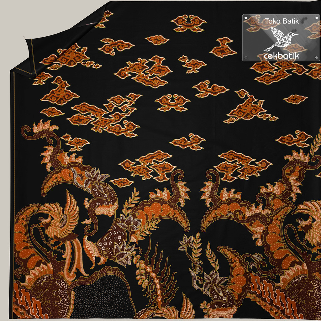 Jual kain batik - Motif Batik unik Soganan Mega Mendung Garuda | Shopee ...