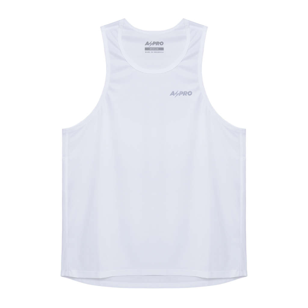 Jual Aspro Club Singlet Stride Graphics - Broken White | Shopee Indonesia