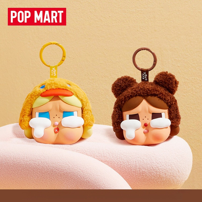 Jual POPMART CRYBABY Tear Factory Series Earphone Case Keychain, Trendy ...