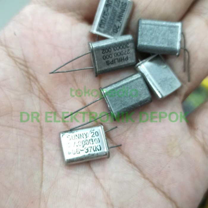 Jual MINI Kristal 27Mhz Xtal X-tal Oscillator Osilator 27.000 Crystal ...