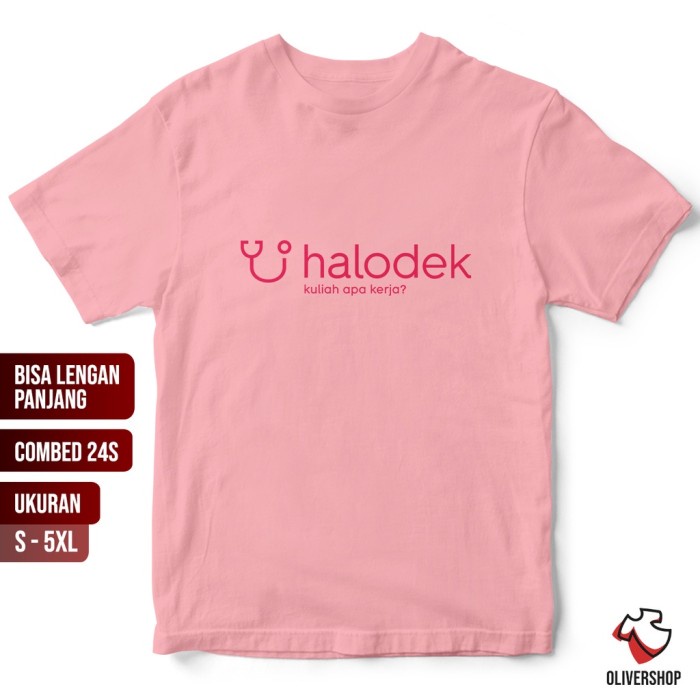 Jual Baju Kaos Plesetan HALODEK - parodi merek brand logo combed 24 ...