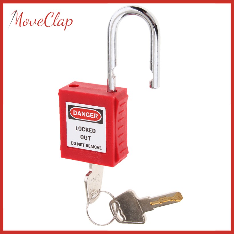 Jual PL32SD MoveClap Stainless Steel Shackle Safety Lockout Padlock ...