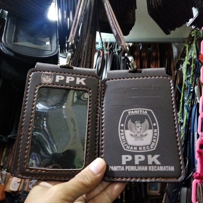 Jual Nametag Id Card Holder Panitia Pemilihan Kecamatan (PPK) | Shopee ...