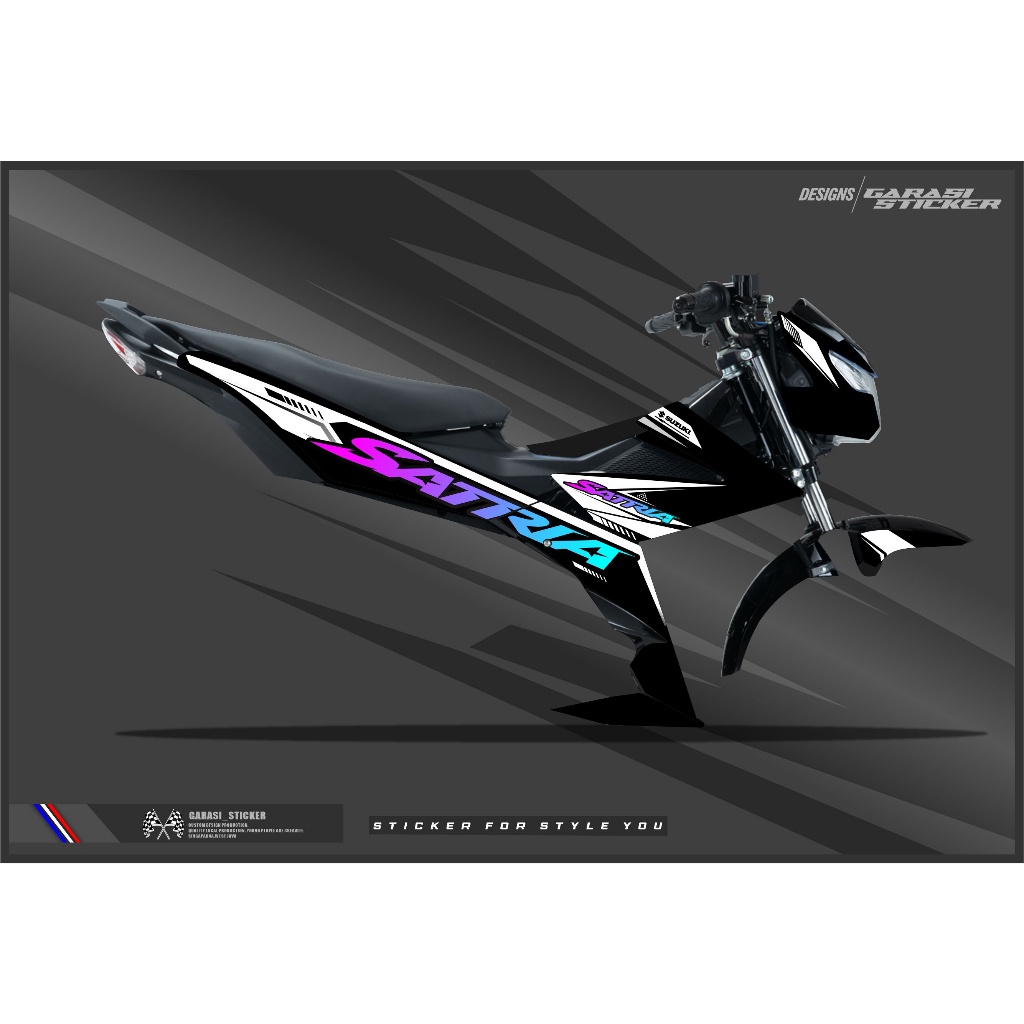 Jual Striping / Stiker Satria Fu Fi / Injeksi Satria Thai New Concept ...