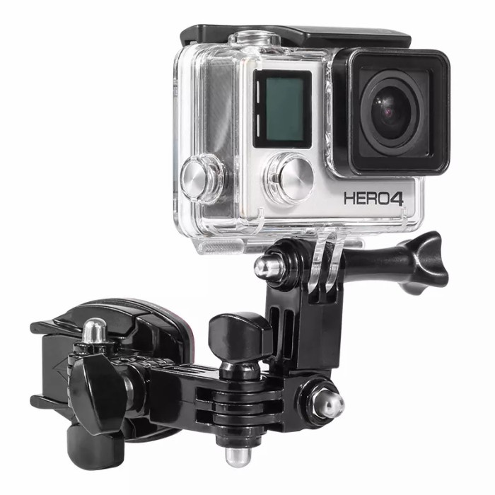 Jual MOTOWOLF Motor Helm Kamera Action Camera Holder Mount GoPro Insta ...