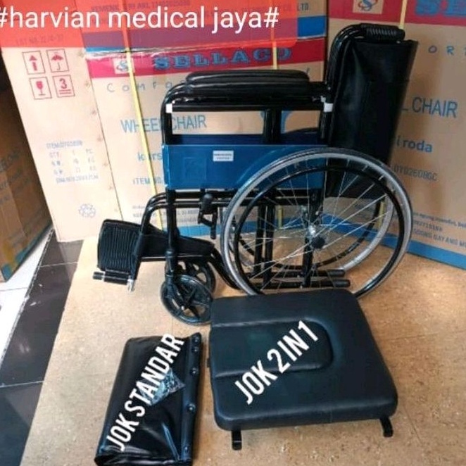 Jual kursi roda toilet bab / kursi roda 2in 1 | Shopee Indonesia