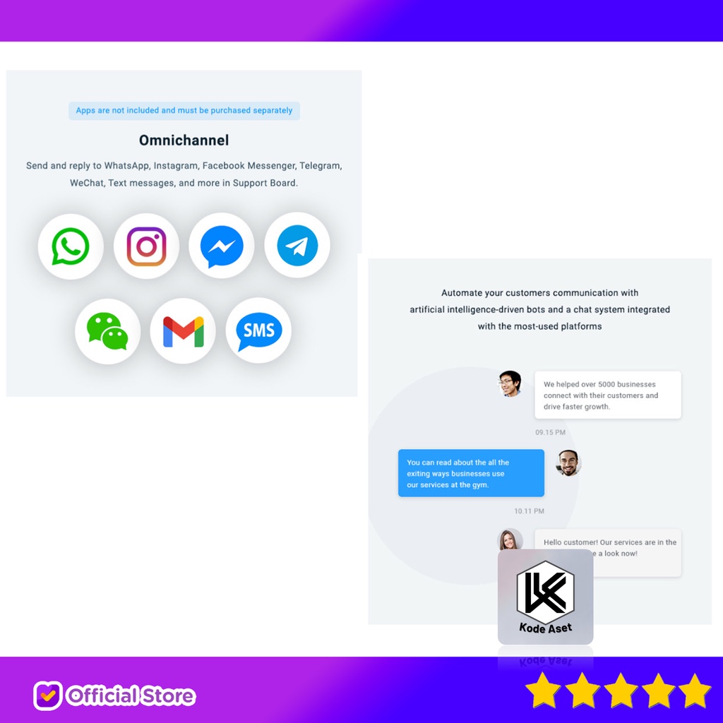 Jual SOURCE CODE APLIKASI CHAT - SUPPORT BOARD - PHP CHAT APPLICATION ...