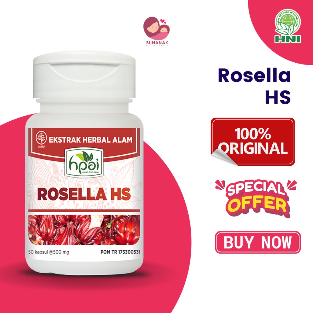 Jual ROSELLA HS - Herbal Hipertensi Obesitas Kolestrol - Hni Bpom ...