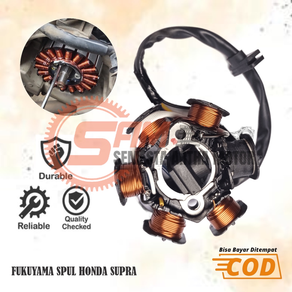 Jual Spul Spull Honda Supra X Fit Legenda Revo Stator Assy Pulser Sepul Motor Lokal | Shopee ...