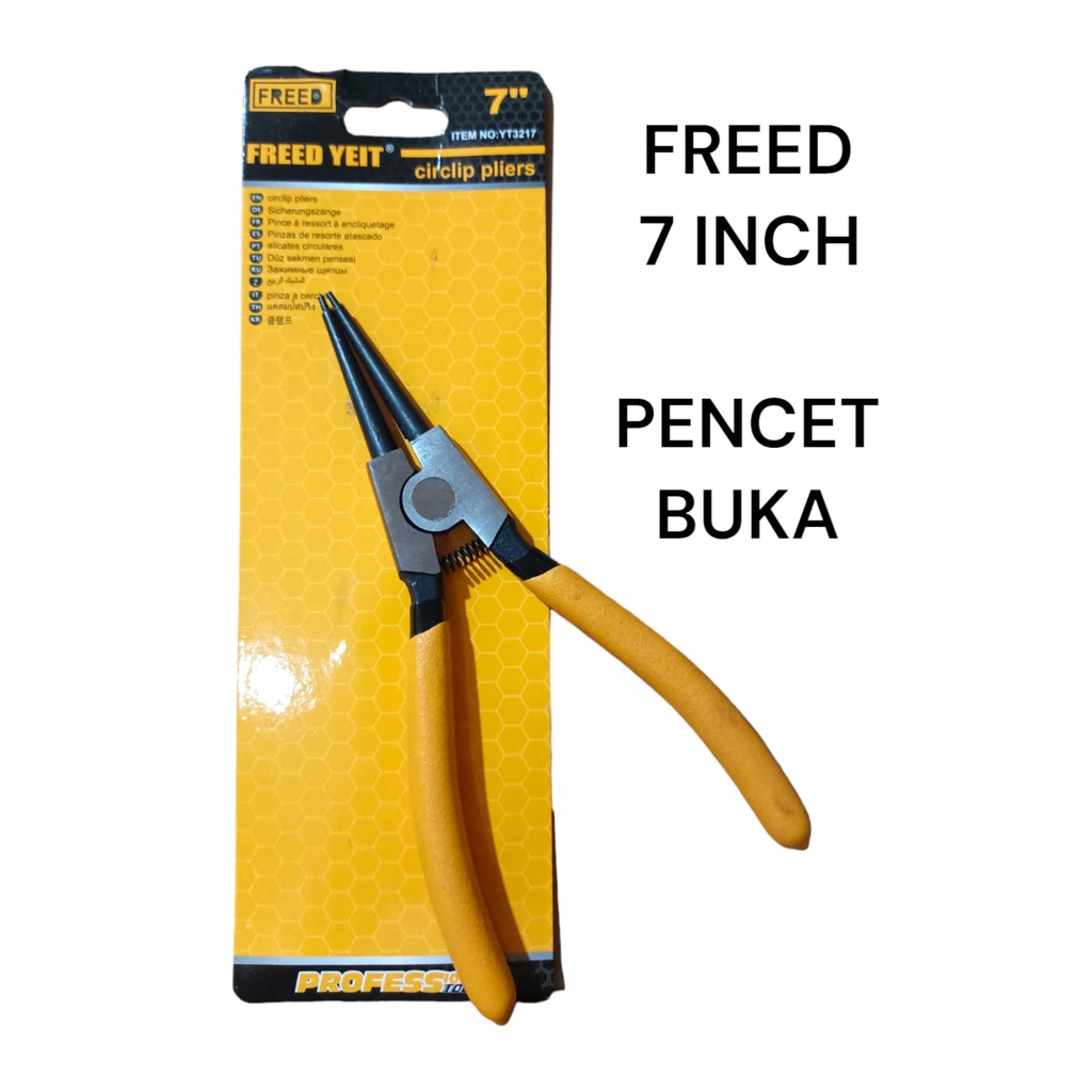 Jual Tang Snapring 7 inch Tang Snap Ring Tipe Lurus Pencet Buka ...