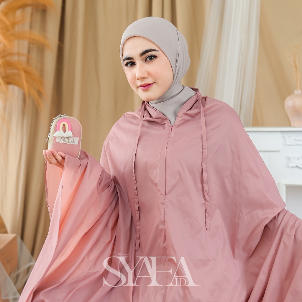 Jual Mukena Traveling Mini Pouch Kombinasi Terkecil Premium 2 In 1 ...