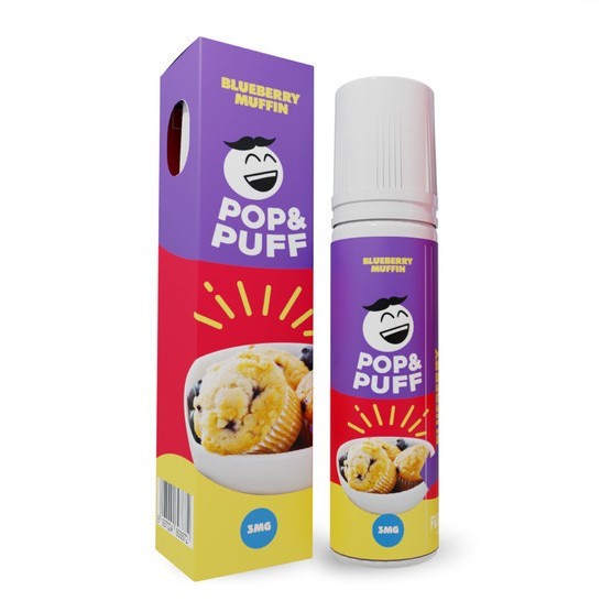 Jual FOOM POP & PUFF BLUEBERRY MUFFIN 60ML 3MG 6MG BY FOOM | Shopee ...