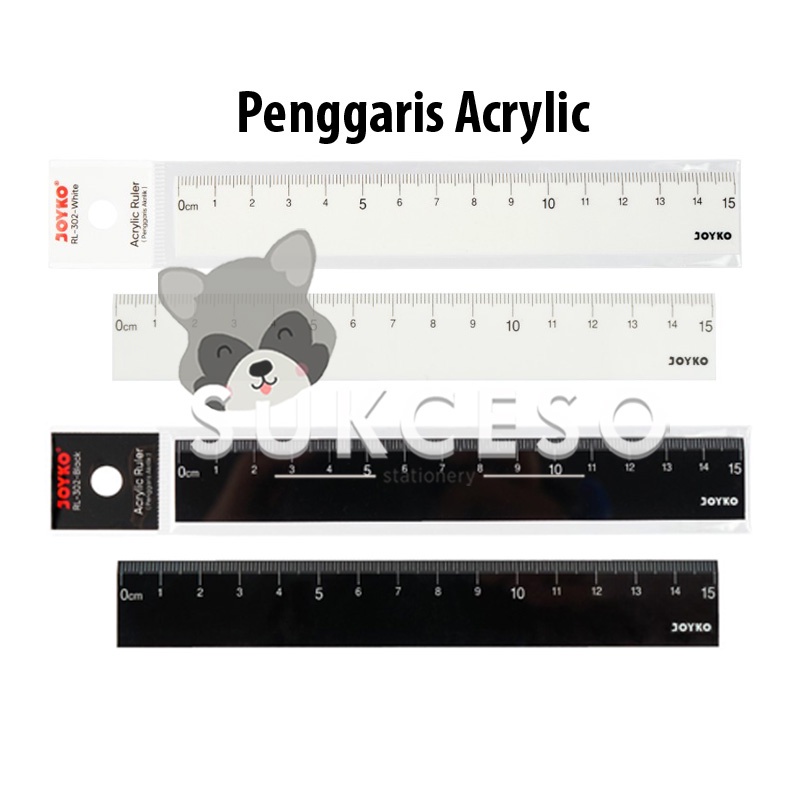 Jual Joyko Penggaris Akrilik 15cm Rl 302 Shopee Indonesia