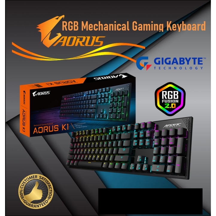 Jual PT- Gaming Keyboard GIGABYTE AORUS K1 Mechanical RGB USB | Shopee ...