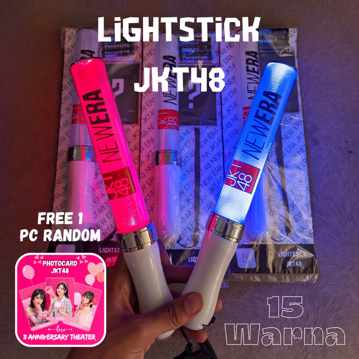 Jual Lightstick JKT48 New Era 15 Warna Light Stick Unofficial / Bukan ...